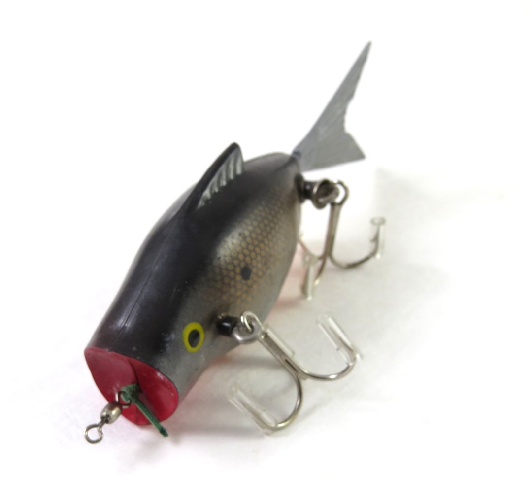 Vintage Swimming Powerpak Fishing Lure, Spring Powered, Pull Cord and ...