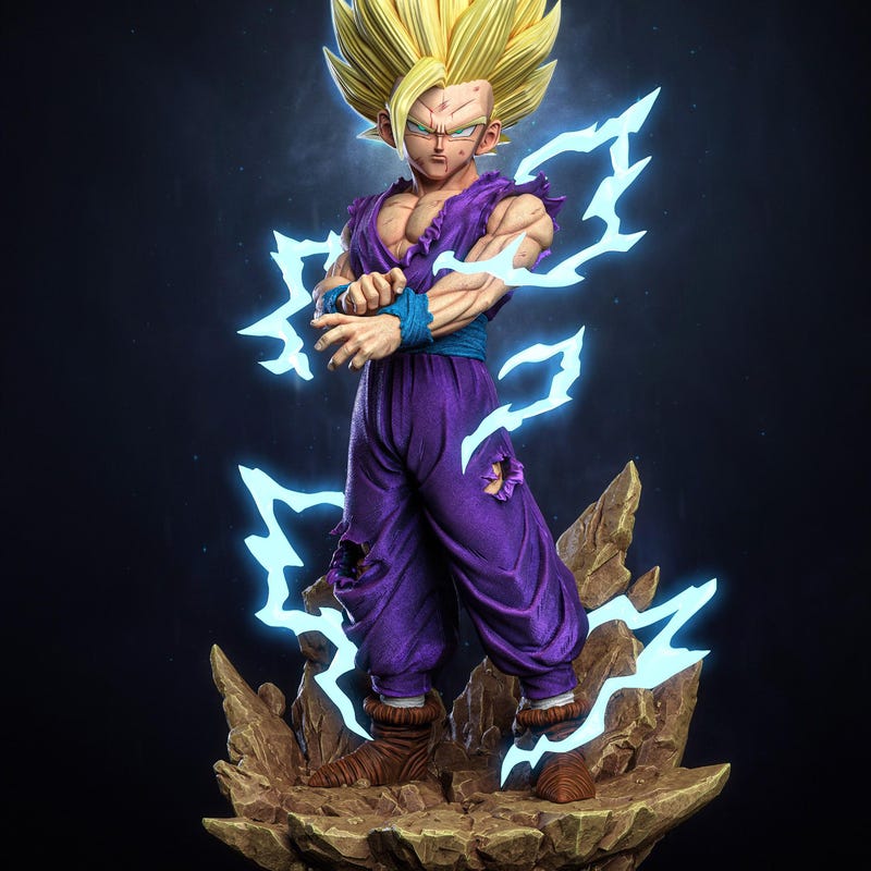 Gohan Figure Statue - Etsy
