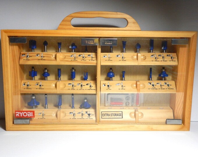 Ryobi 25-1 Pc Carbide Master Router Kit A25RS25 1/4 Shank 1 Missing ...