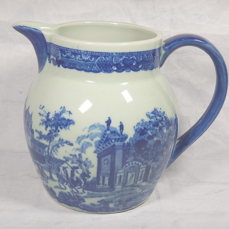 Flow Blue Pitcher - Etsy