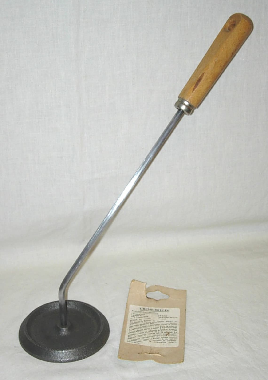 Creme Brulee Cast Iron Caramelizer Burnt Cream Custard Dessert | Etsy