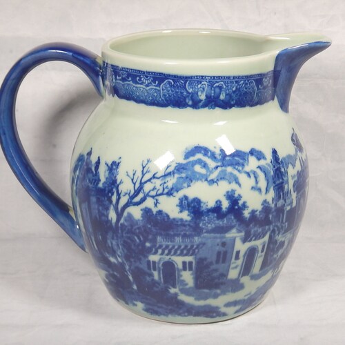 Flow Blue Victoria Ware Ironstone Teapot - Etsy