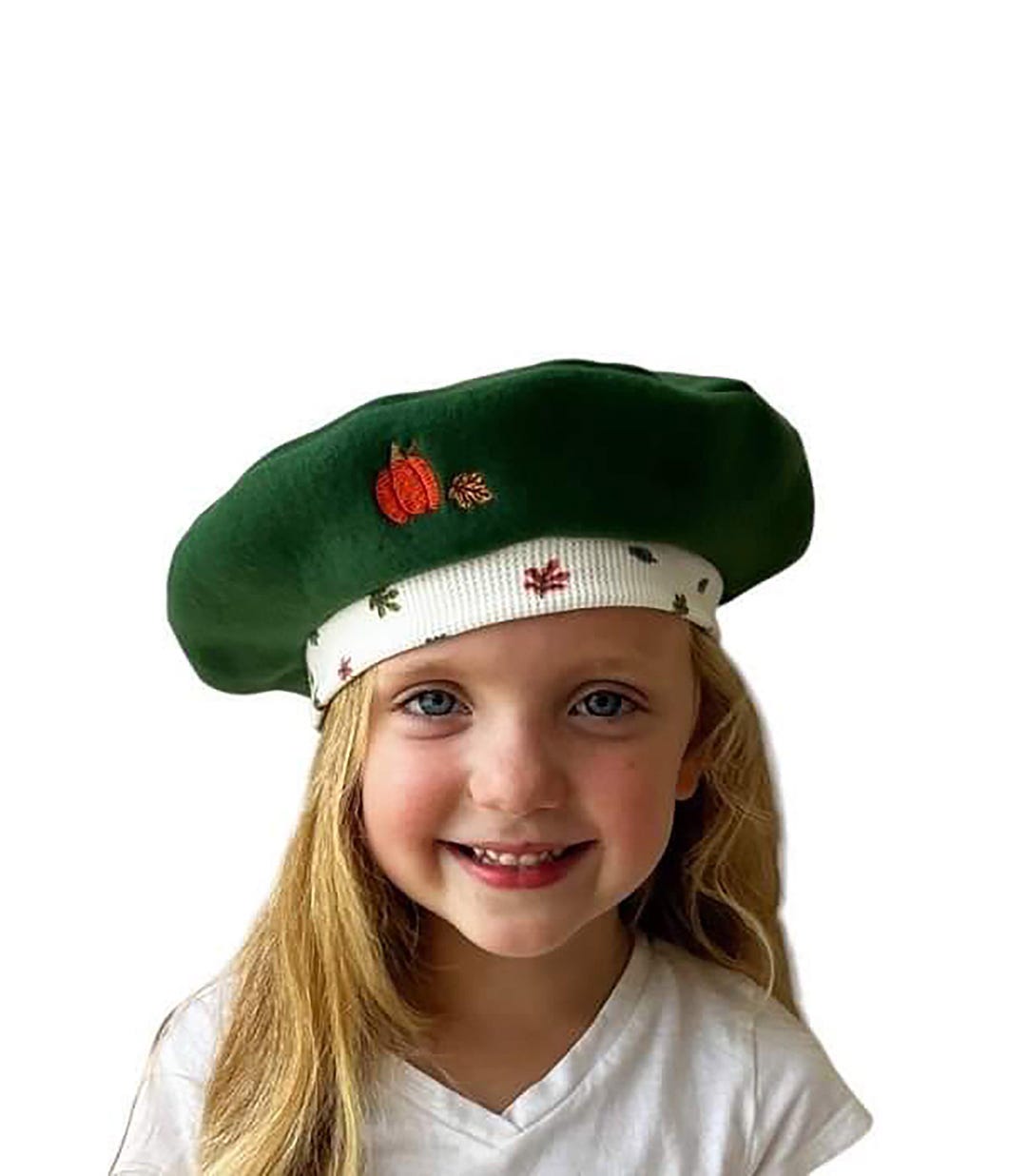 Kids Fall Hat, Green French Beret Style, Choose Color, Kids Beanie ...