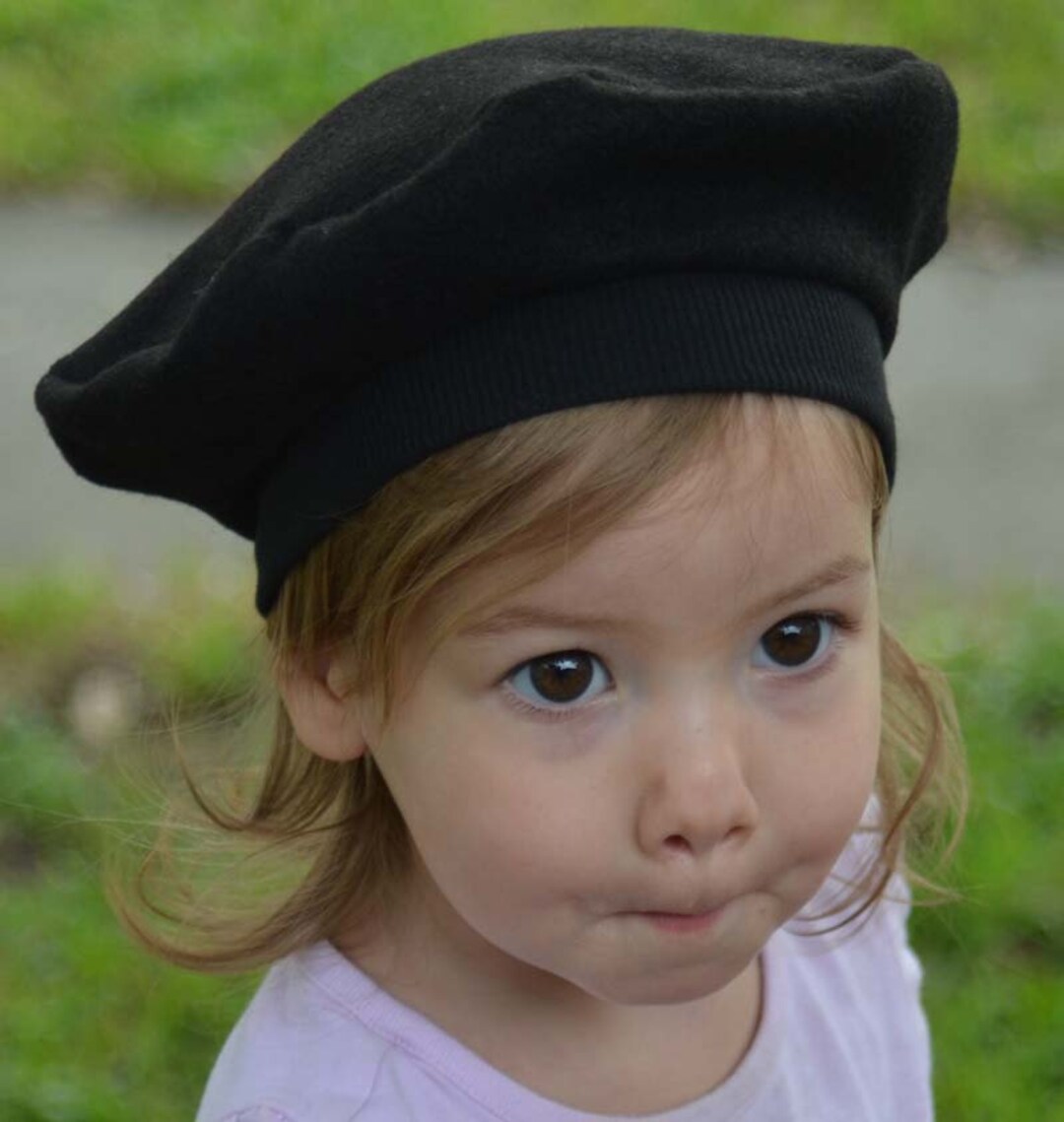 French Beret for Kids, Newborn and UP, CHOOSE COLOR, Felt Hats, Kids ...