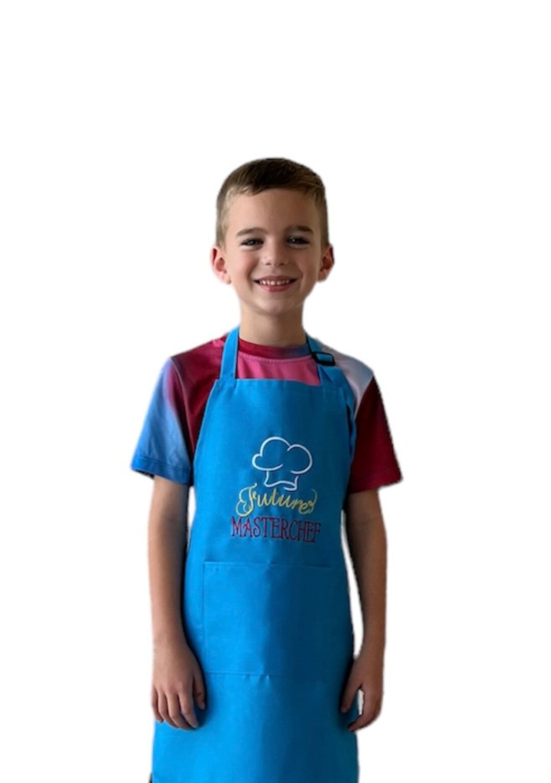 Kids Cooking Apron Adjustable Chef Apron 2 Pockets Machine - Etsy