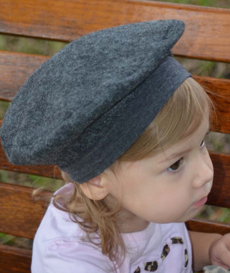 Kids Felt French Beret, Christmas Hat, Valentine Hat, Winter Hat for ...