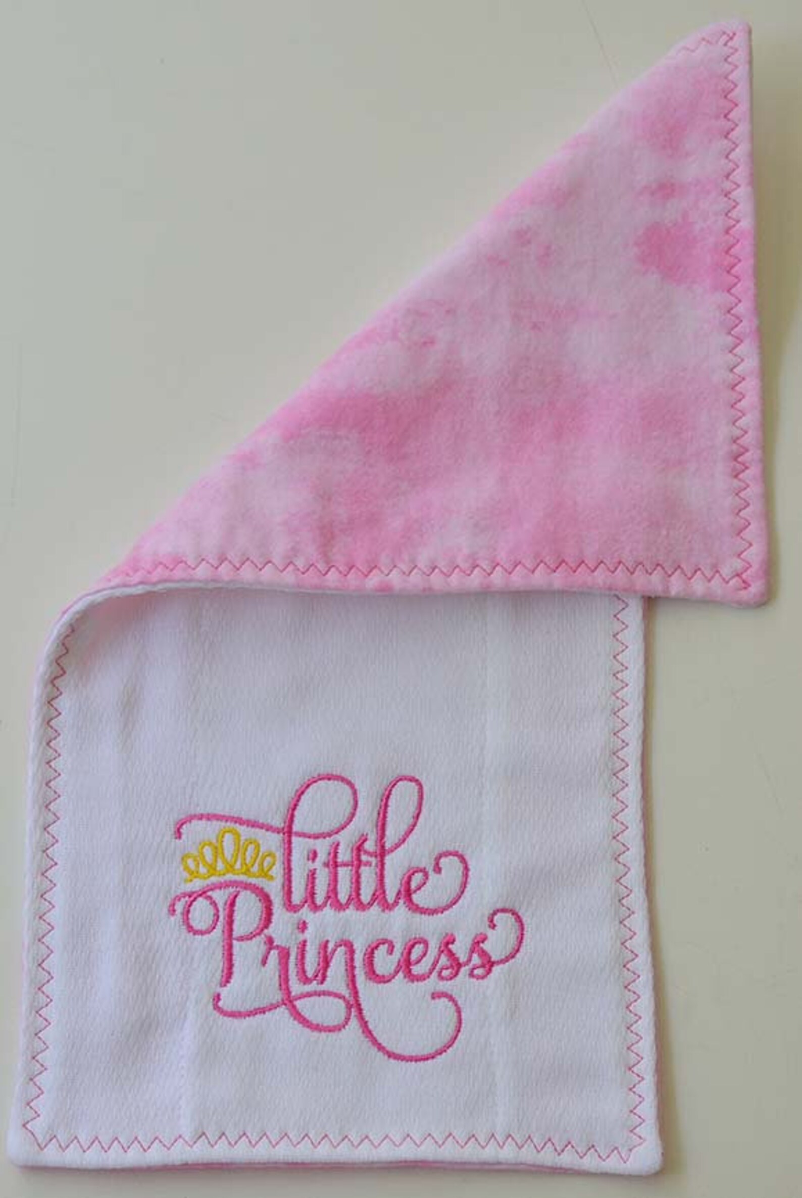 Baby Girl Burp Cloth Little Princess Gift for Baby Girl Absorbent ...