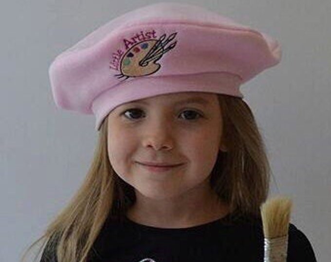 French Beret Little Artist Paint Palette Pink or Choose Color French ...