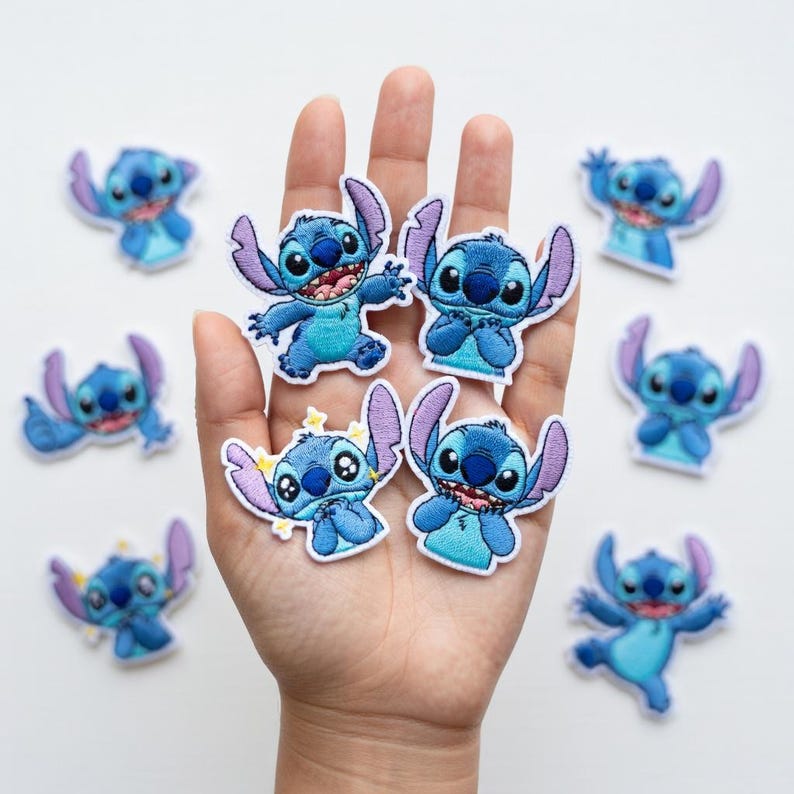 Stitch Embroidered Patch, Lilo and Stitch Iron on Patch, Cute Stitch ...