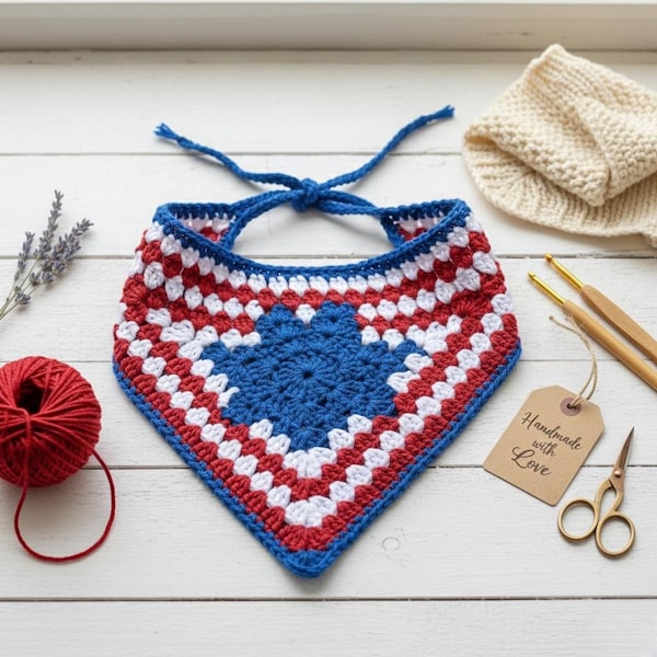 Crochet Bandana Flag - Etsy