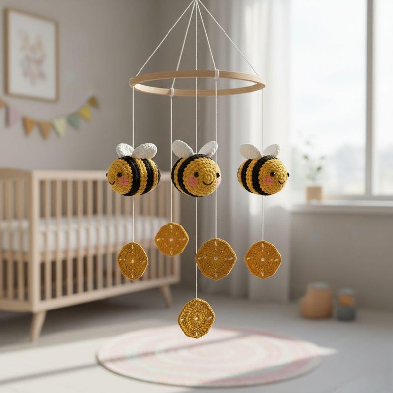 Bumble Bee Mobile - Etsy