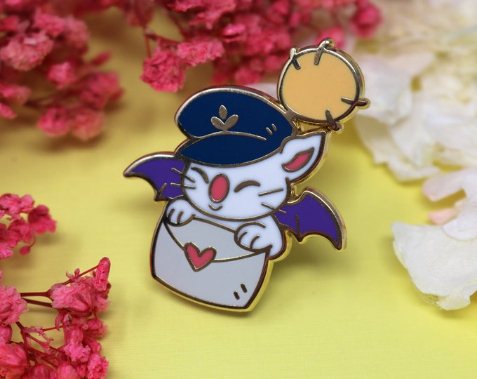 Delivery Moogle Mail | FFXIV Final Fantasy | Fanart | Enamel Pin - Etsy
