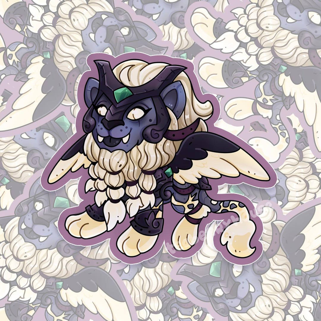 Winged Guardian | World of Warcraft Fanart | Waterproof Vinyl Sticker ...