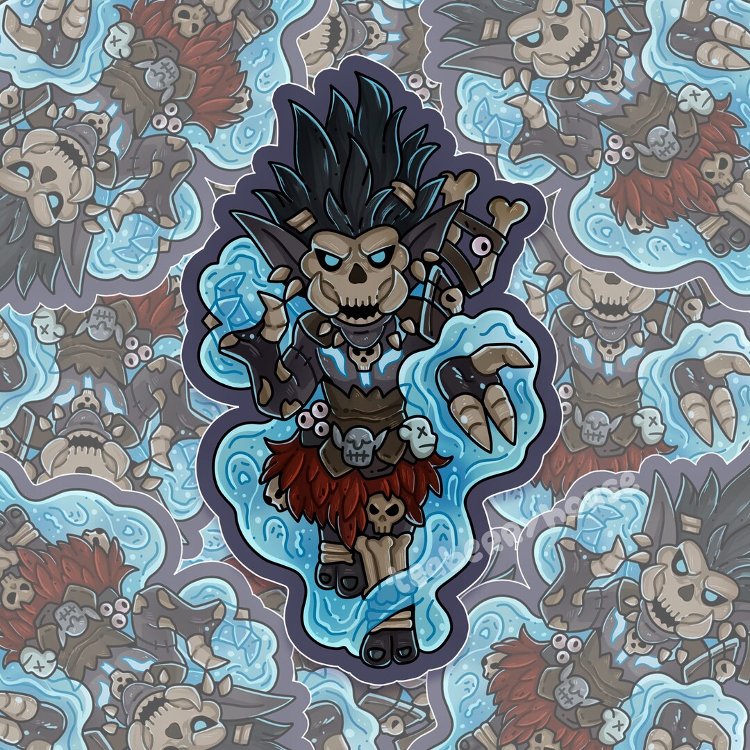 Bwomsamdi | World of Warcraft Troll Loa Fanart | Waterproof Vinyl ...