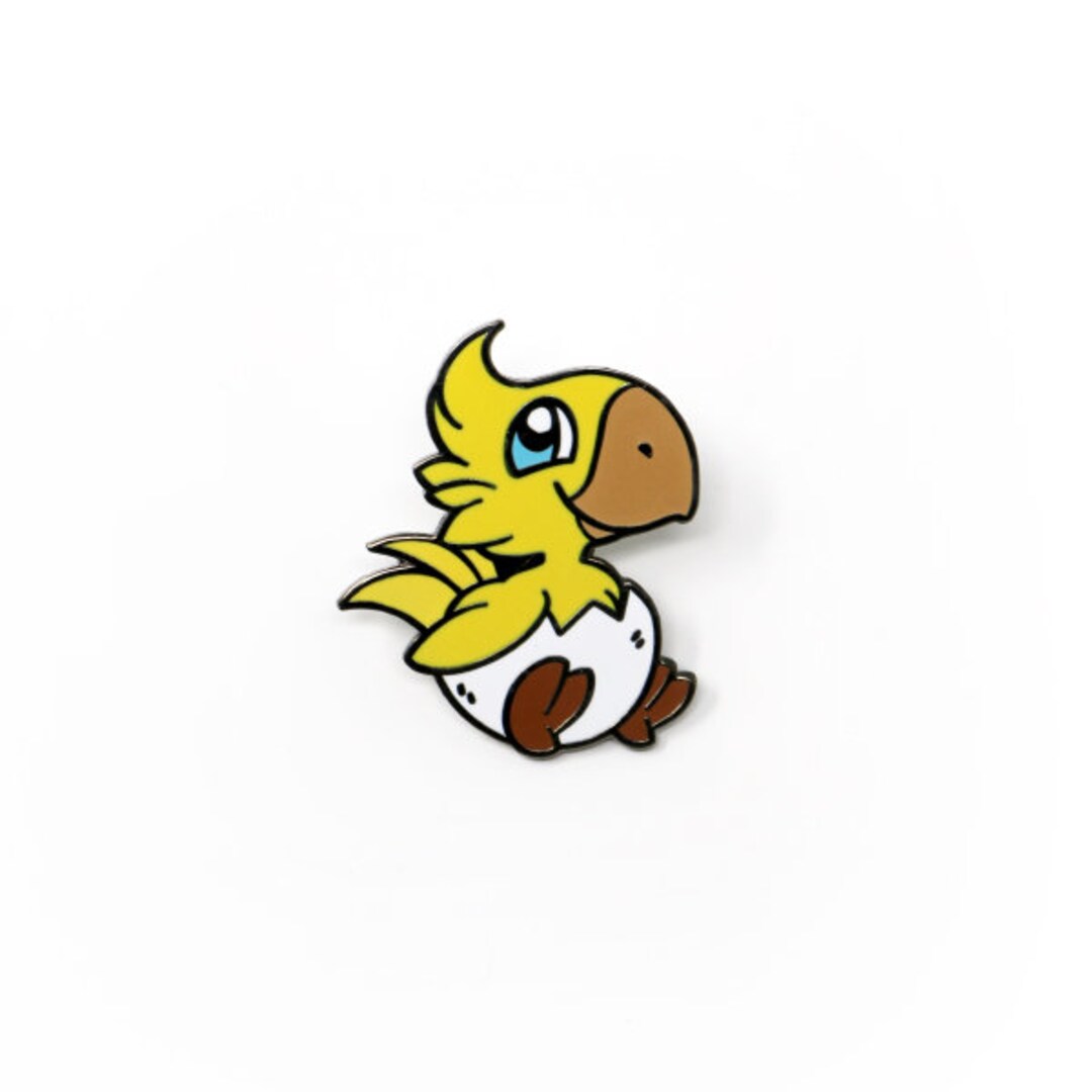 Chocobo Hatchling | Final Fantasy Fanart | Enamel Pin - Etsy