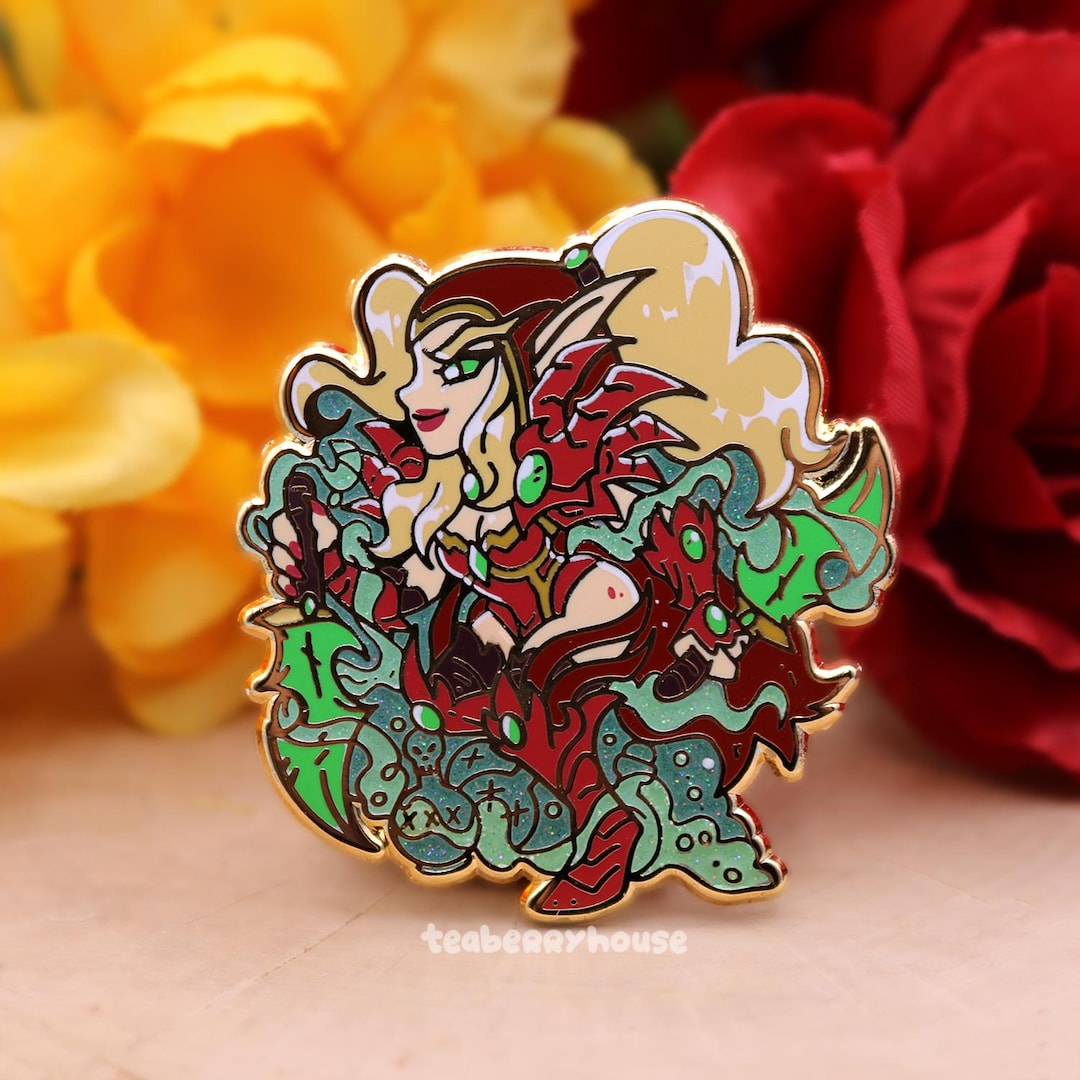 Valeera Sanguinar | Blood Elf Rogue | World of Warcraft Fanart | Enamel ...
