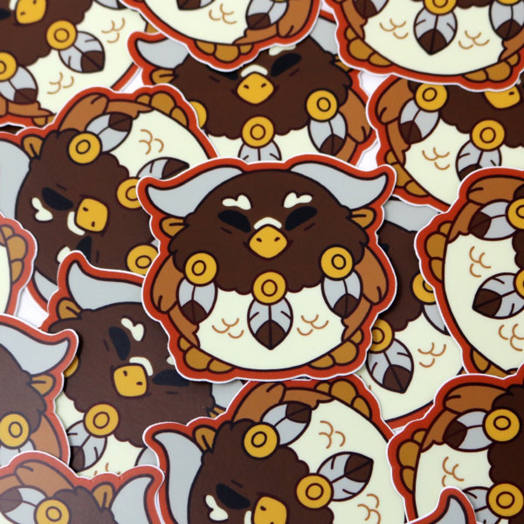 Moonkin Tauren Horde Cute Fanart | Waterproof Vinyl Sticker - Etsy
