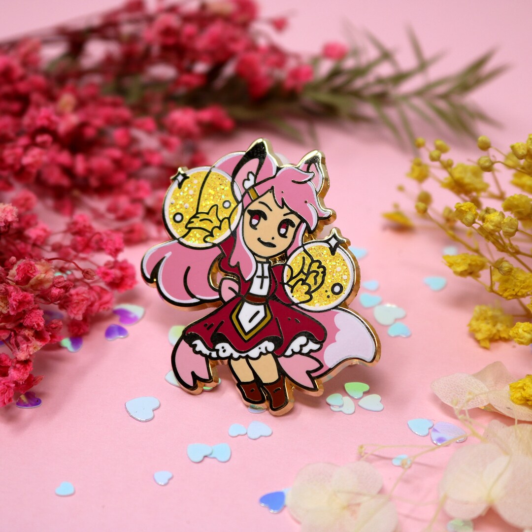 Fox Cleric Critter Party Magical Girl Hard Enamel Pin - Etsy