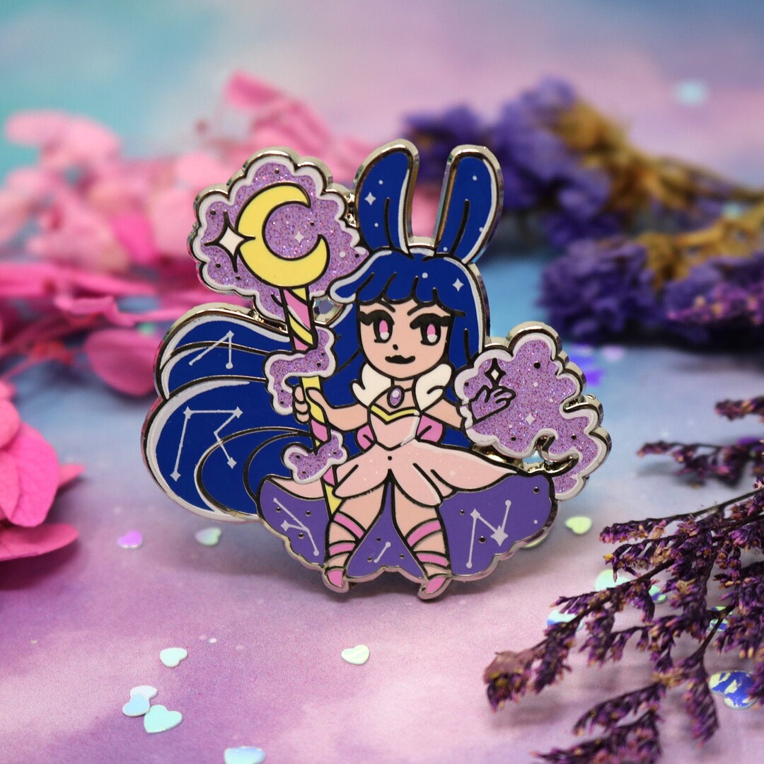 Celestial Bunny Mage | RPG Dnd | Critter Party Magical Girl | Glitter ...