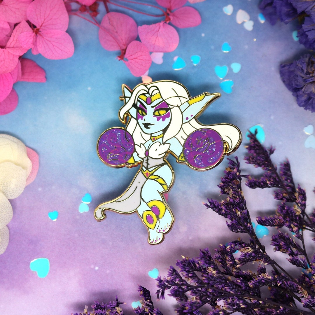 Azshara Night Elf Kaldorei | World of Warcraft Fanart | Enamel Pin - Etsy