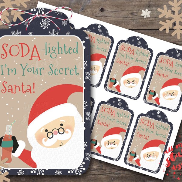 Secret Santa Tags - Etsy