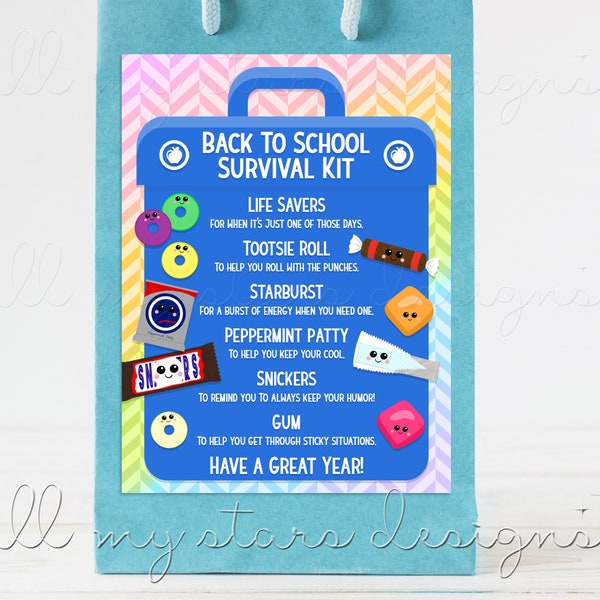 Teacher Survival Kit - Etsy