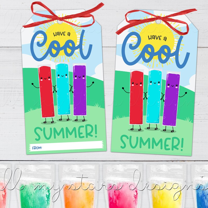 Popsicle Gift Tag - 60+ Gift Ideas for 2024