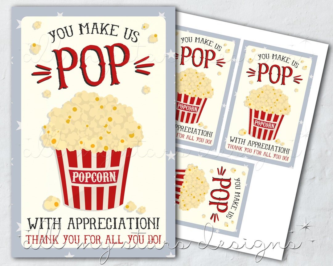 You Make Us POP With Appreciation! Thank You for All You Do! | Instant ...
