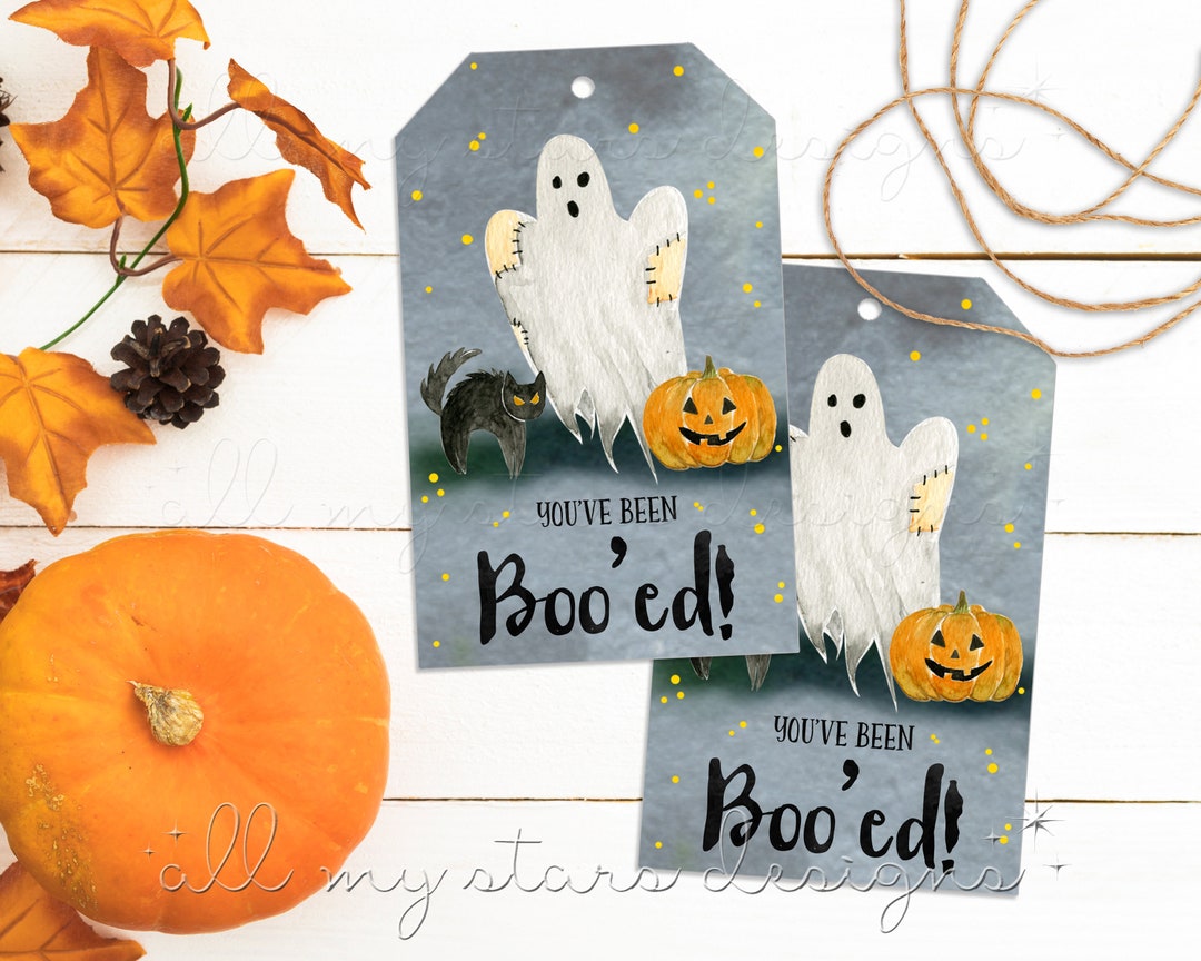 PRINTABLE You've Been Boo'ed! Tag | Instant Download | Spooky ...