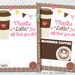 PRINTABLE Thanks a LATTE for All That You Do! Gift Card Holder ...