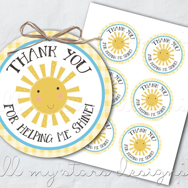 Teacher Thank You Sunshine - Etsy