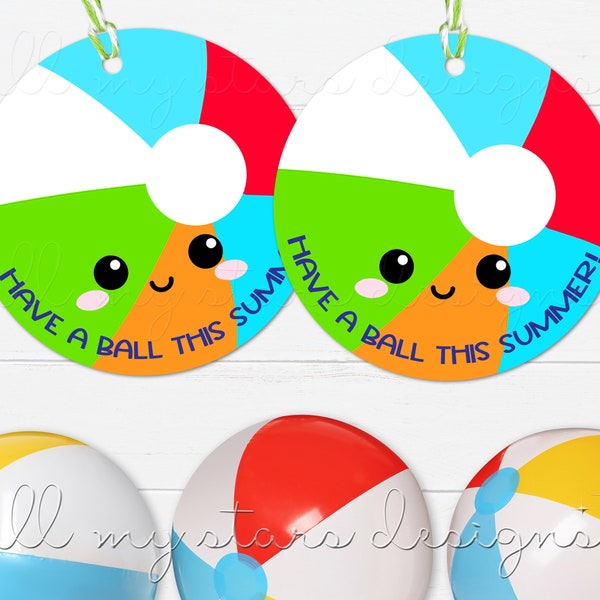 Beach Ball Stickers - Etsy