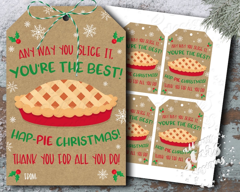 PRINTABLE Any Way You Slice It You're The Best HAP-PIE | Etsy