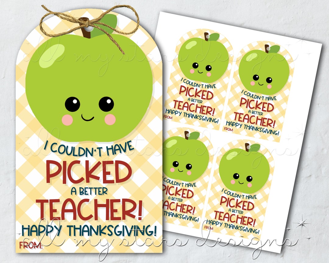 PRINTABLE I Couldn't Have PICKED A Better TEACHER Happy - Etsy