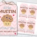 Printable I'd Be MUFFIN Without You Happy Mother's Day Tag Muffins for ...