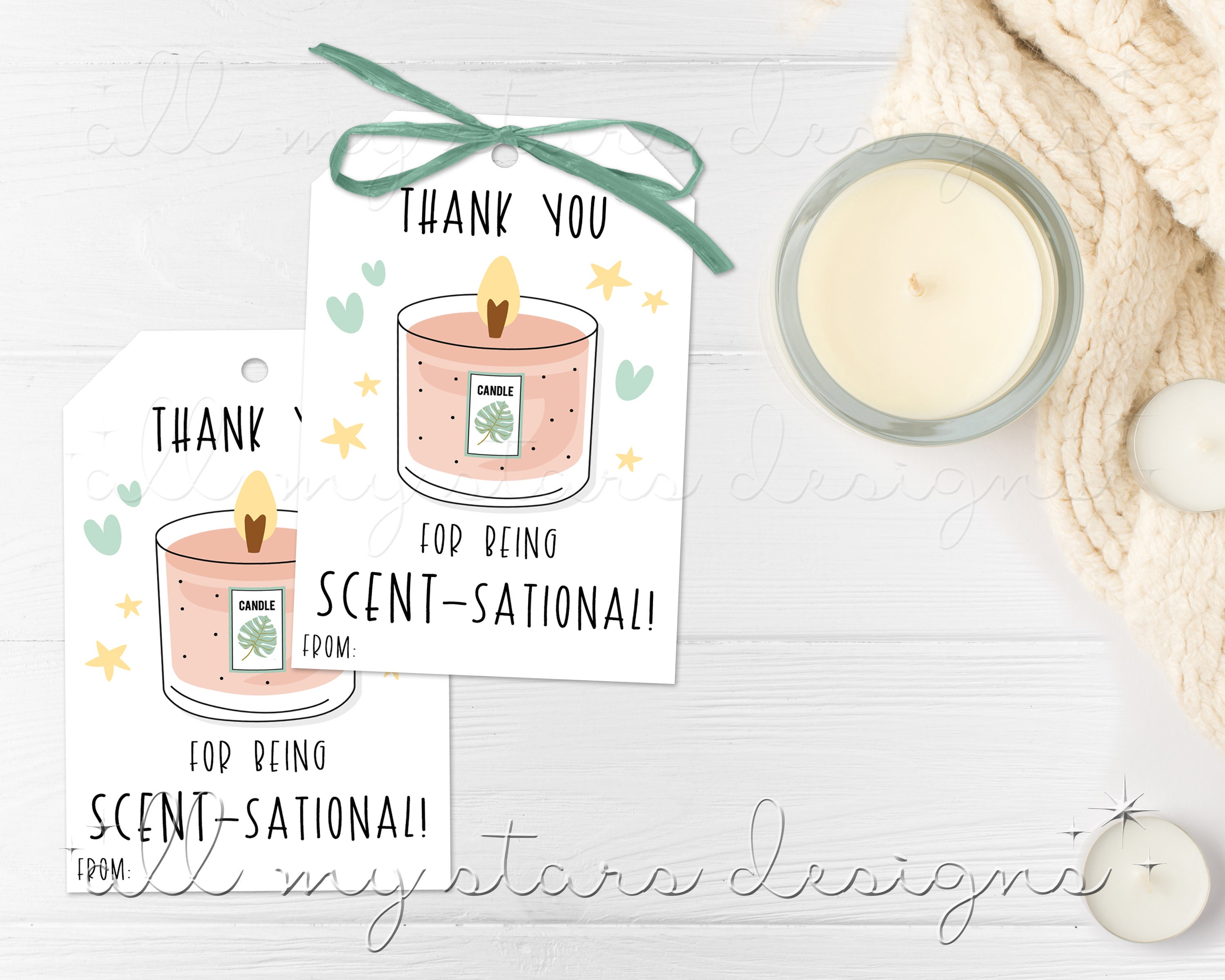 PRINTABLE Thank You for Being Scent-sational! Tag | Instant Download ...