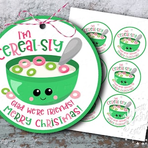 Cereal Sly Tag Christmas - Etsy