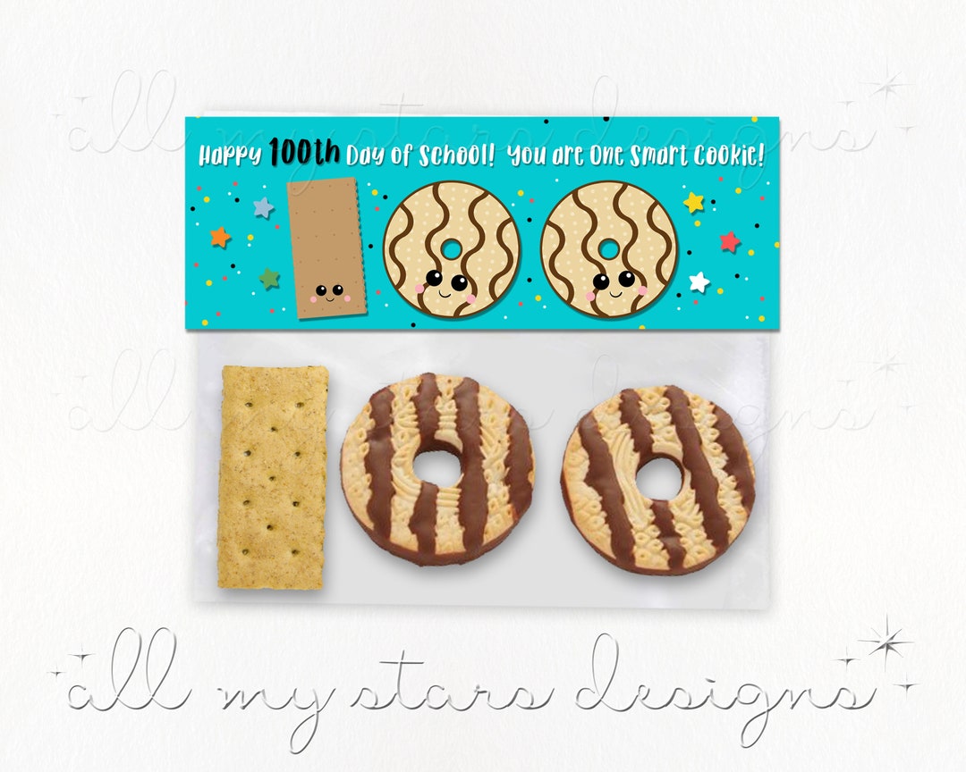 PRINTABLE Happy 100th Day of School! You Are One Smart Cookie ...