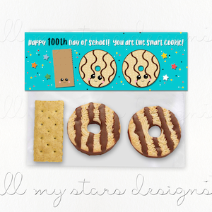 PRINTABLE Happy 100th Day of School! You Are One Smart Cookie ...