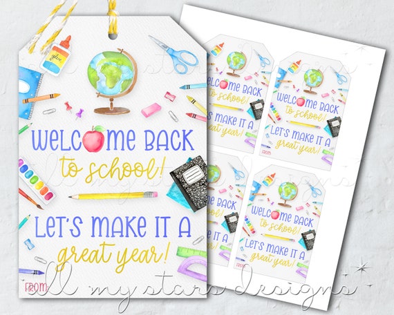 PRINTABLE Welcome Back to School Let's Make It a Great - Etsy Australia