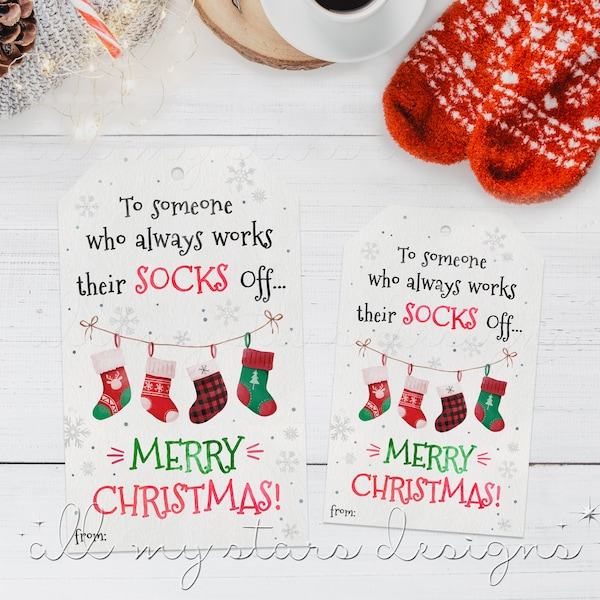 Christmas Socks Tag - Etsy