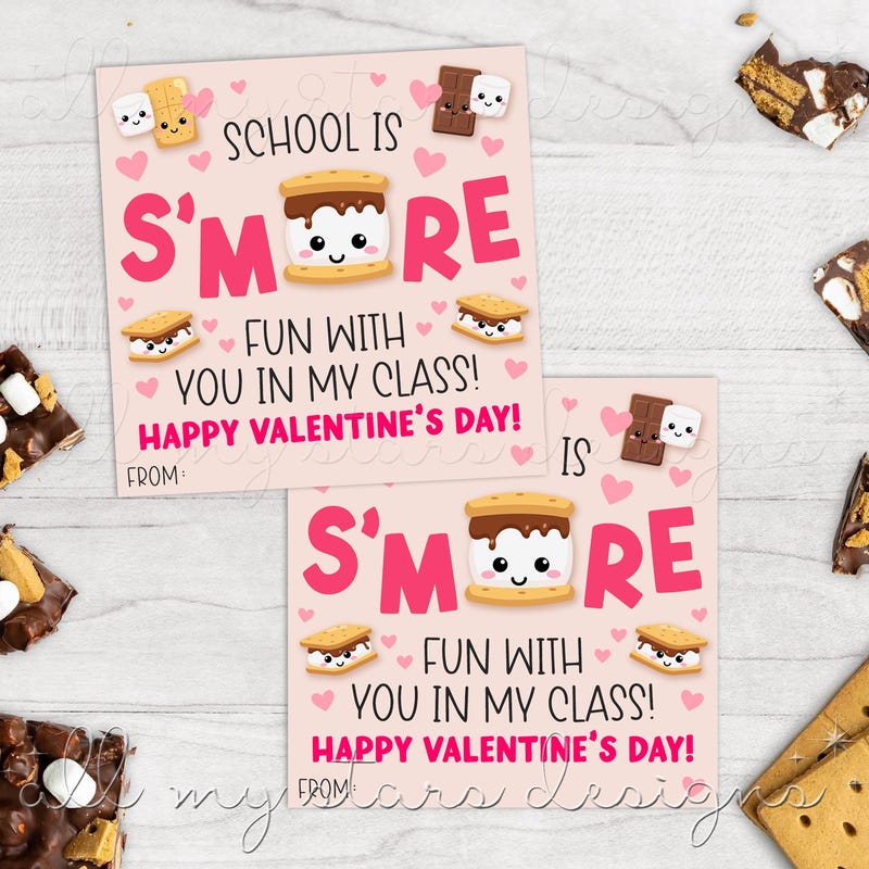 Smores Valentine - Etsy