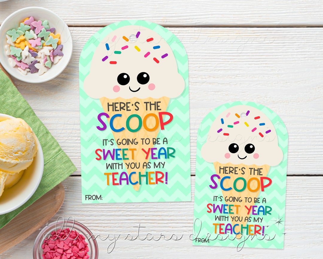 PRINTABLE Here's the SCOOP It's Going to Be A SWEET Year With You as My ...