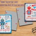 PRINTABLE Robot Valentines Set of 6 Valentine Cards Instant Download ...