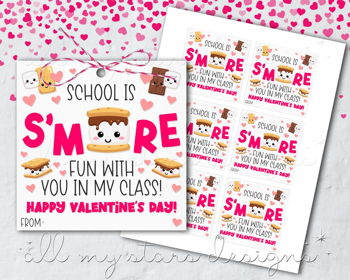 PRINTABLE School is S'MORE Fun With You in My Class Happy - Etsy