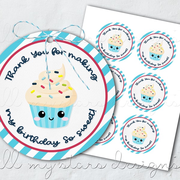 Kawaii Birthday Cake Topper - Etsy