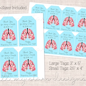 PRINTABLE Thank You for Being a Breath of Fresh Air! Happy Respiratory ...