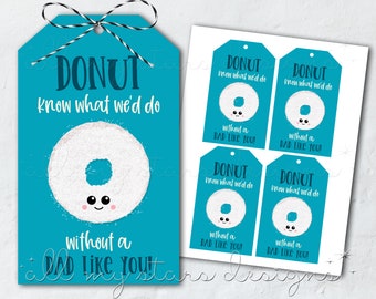 PRINTABLE DONUT Know What We'd Do Without You Thank You - Etsy