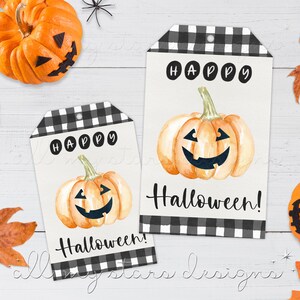 PRINTABLE Happy Halloween! Jack O' Lantern Tag | Instant Download ...