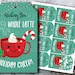PRINTABLE Wishing You a Whole LATTE Holiday Cheer Coffee Tag | Etsy